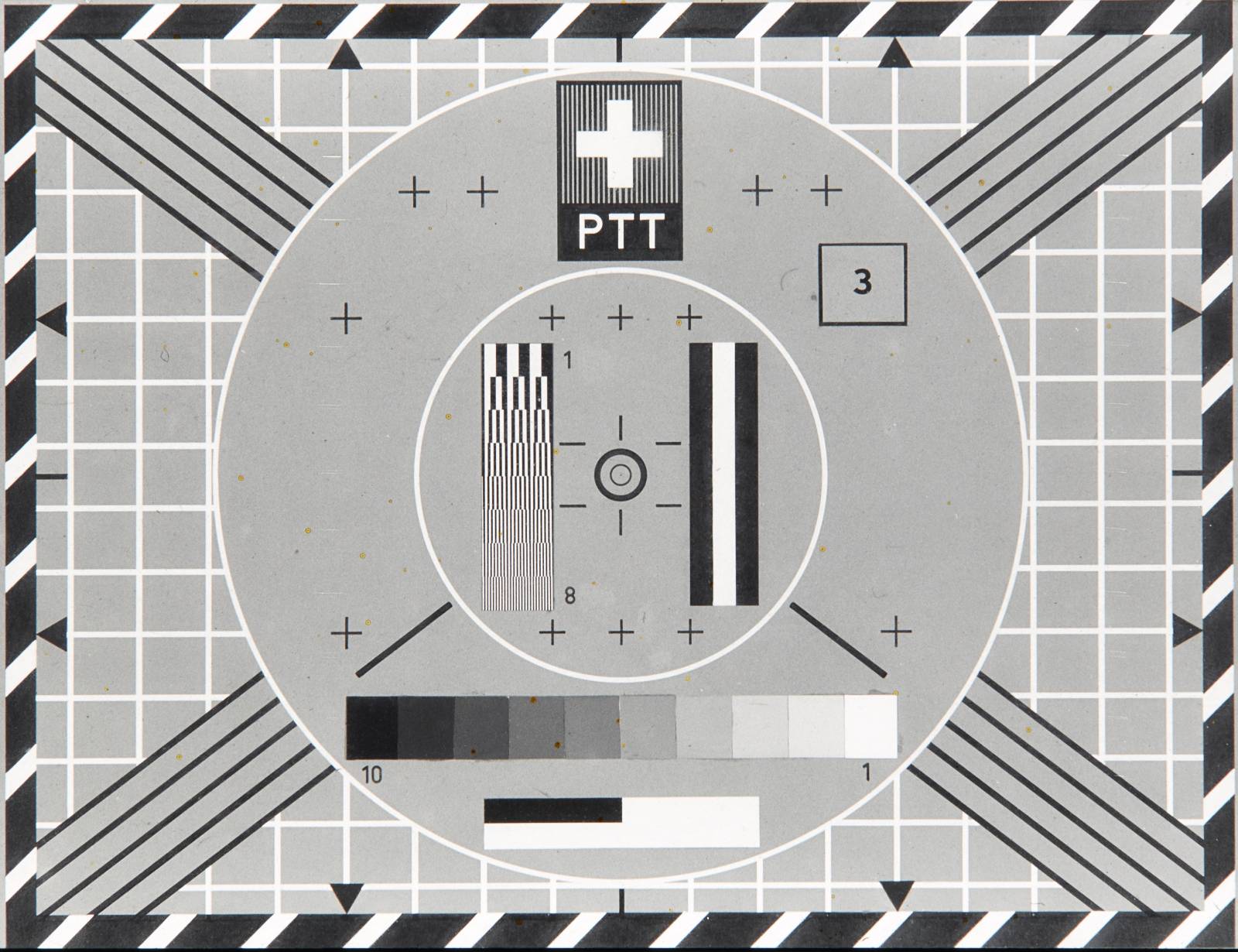 Television test card – distant memory of the nightly broadcast shutdown ...