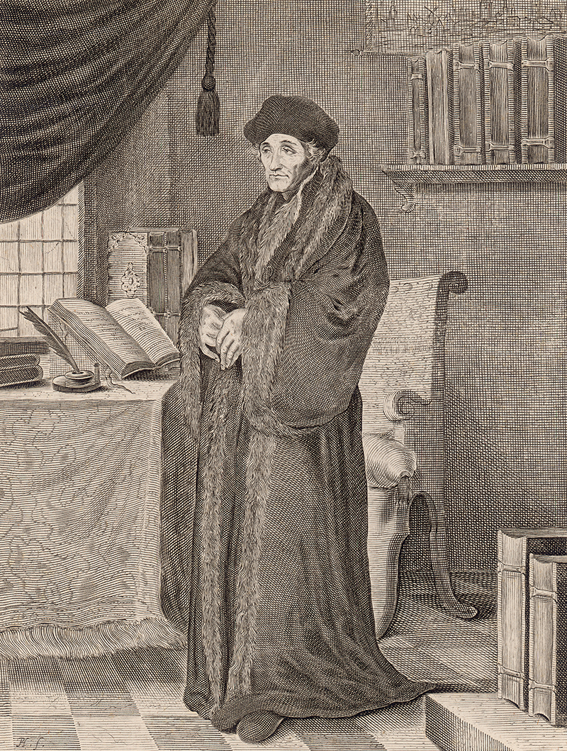 Schweizer Geschichte - Der Gelehrte Erasmus in Basel