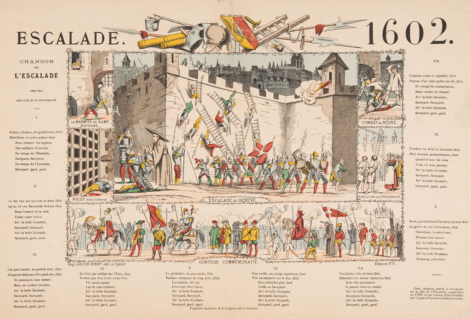 L’histoire de la Suisse – L’Escalade de Genève