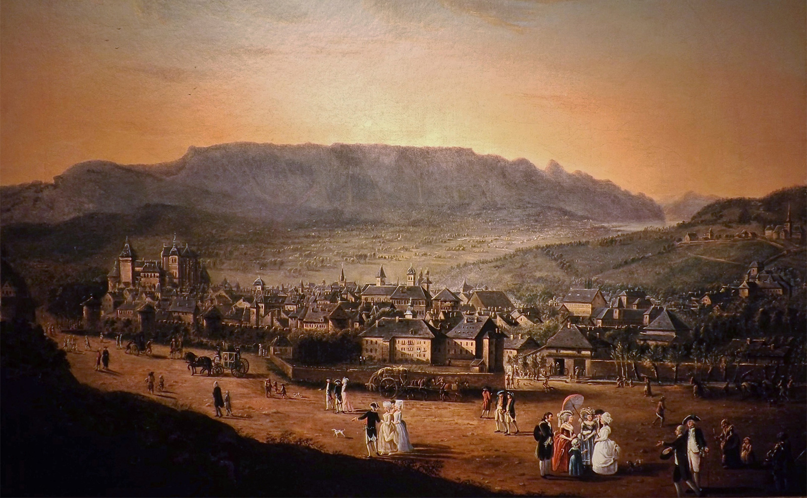 The encirclement of Geneva by Spanish troops in 1743 – Swiss National ...