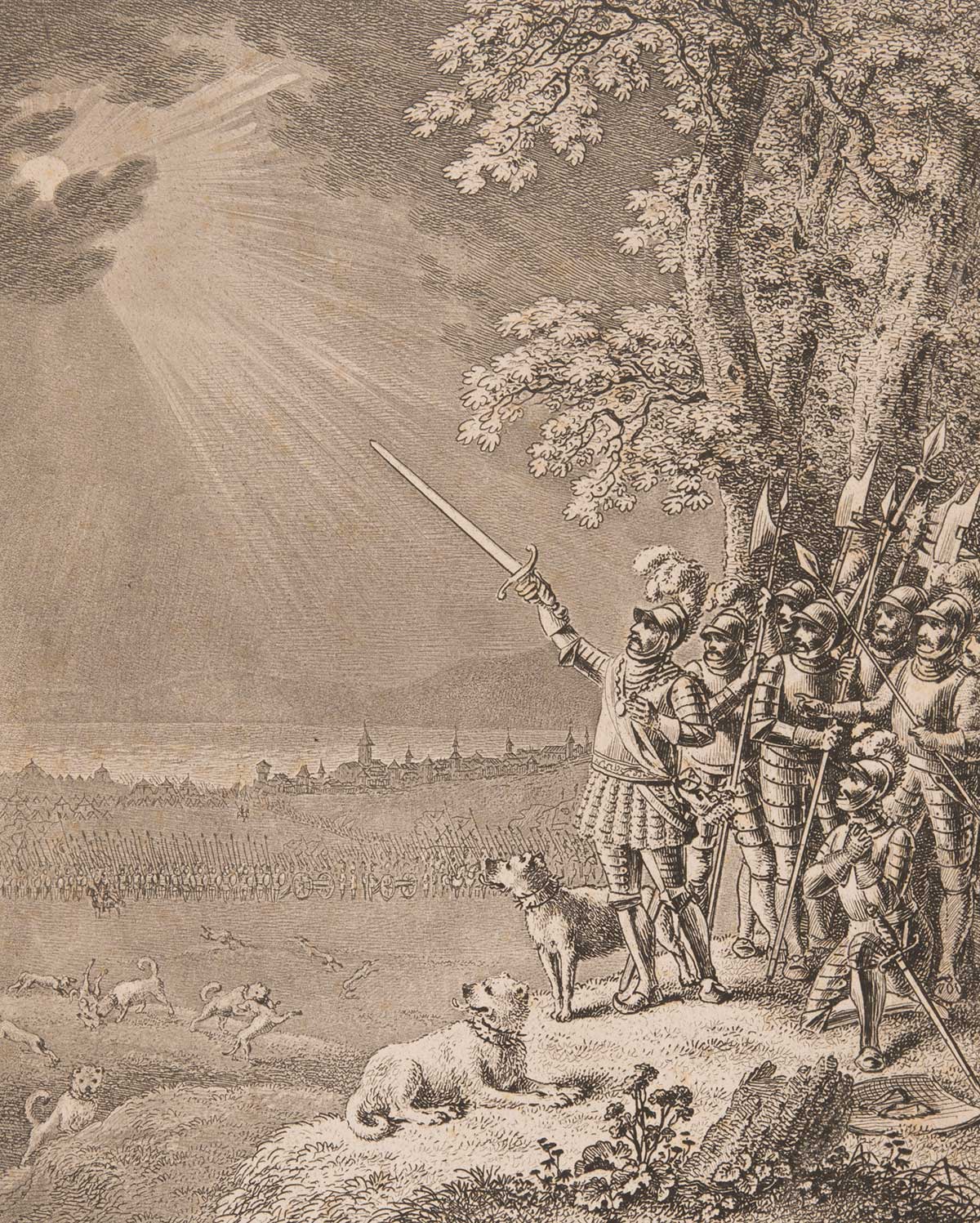 Sword inscriptions – Into battle with God at your side