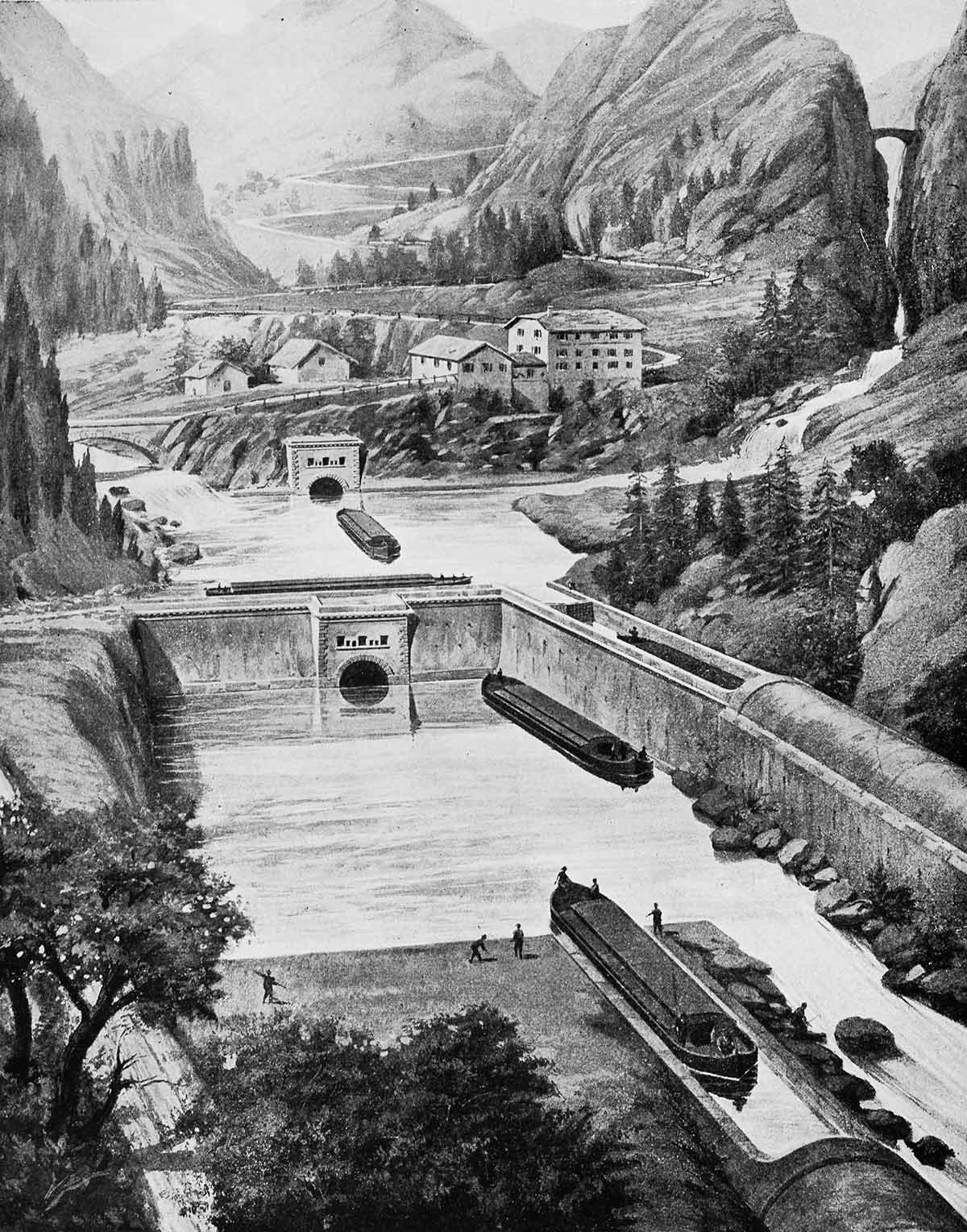 The dream of an alpine waterway – Swiss National Museum - Swiss history ...