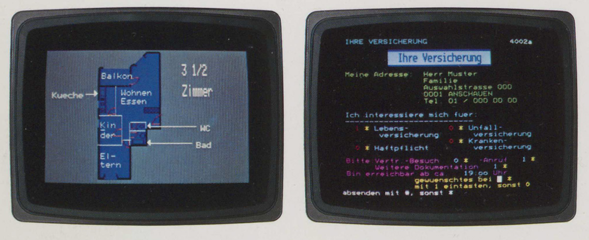 Schweizer Geschichte - die Post und das Videotex-Projekt